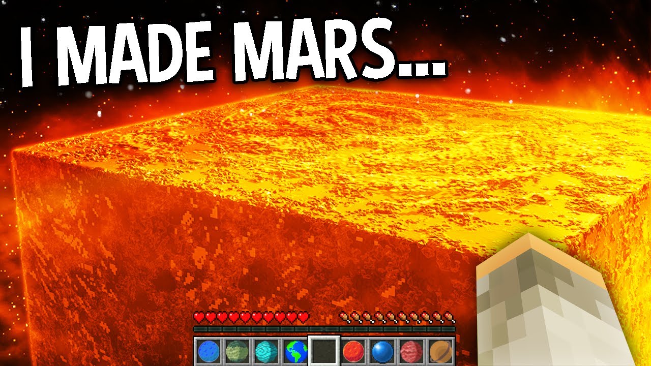 Minecraft, But There's Custom Planets... - Minecraft videos