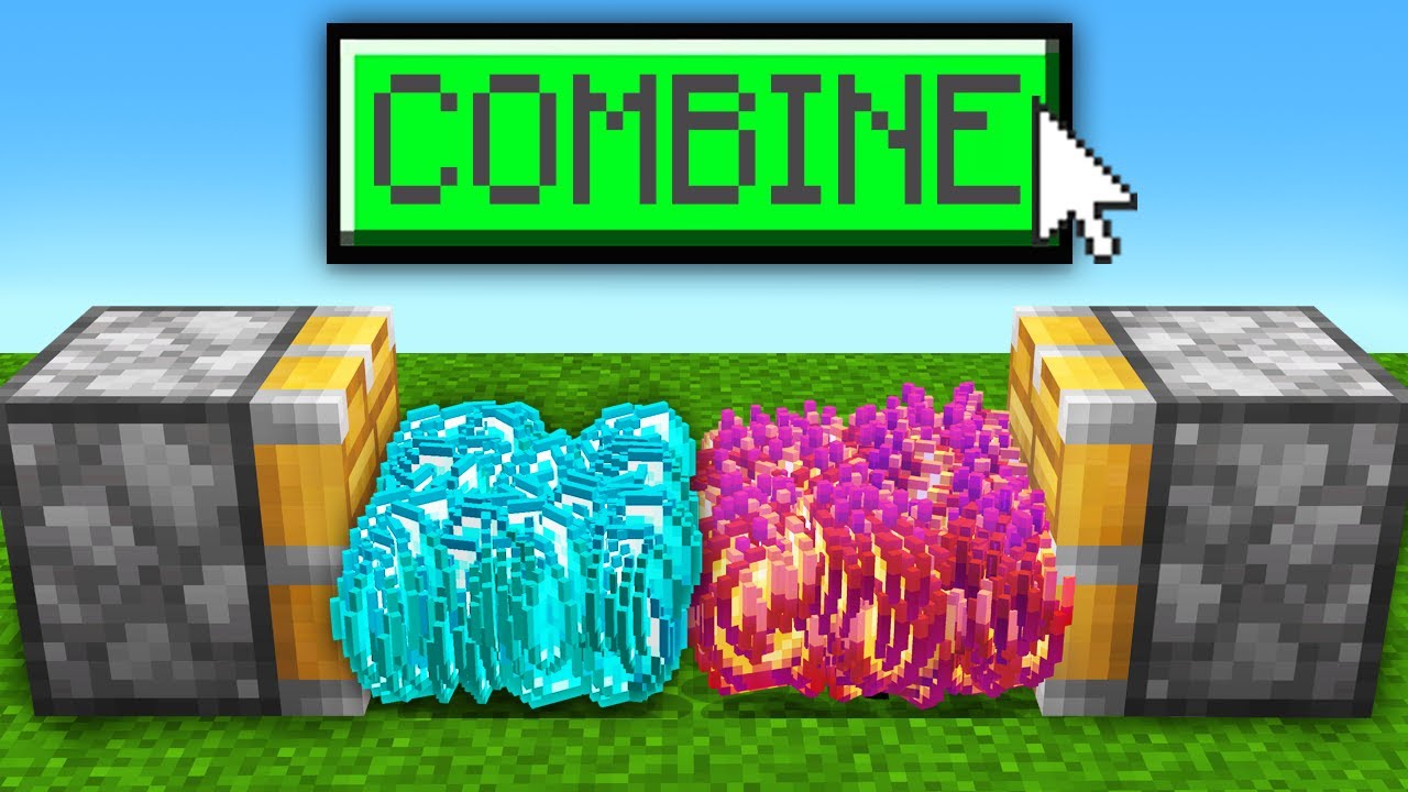 Minecraft, But You Can Combine Items... - Minecraft videos