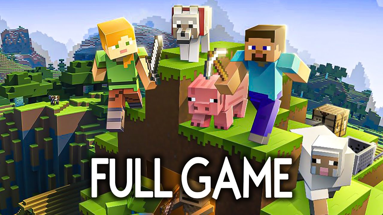 Minecraft - FULL GAME Walkthrough Gameplay No Commentary - Minecraft videos