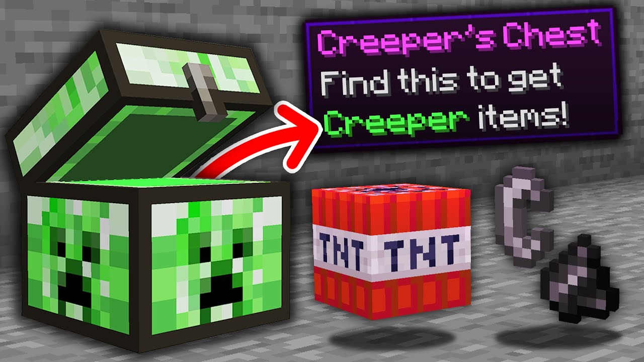 Minecraft If Every Mob Was A Chest - Minecraft videos