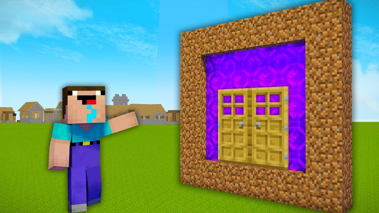 Minecraft NOOB vs PRO: NOOB FOUND SECRET DIRT PORTAL HOUSE IN THIS ...