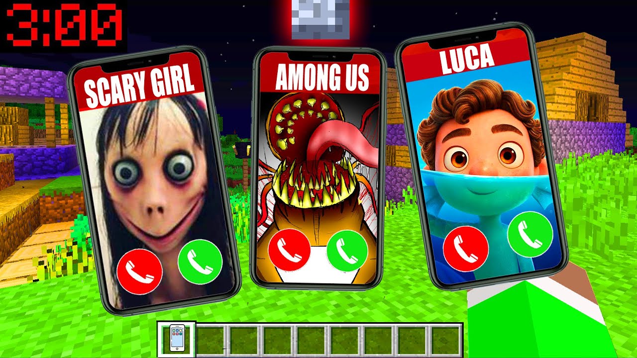 Minecraft PE : WHO CALLED ME AT 3:00AM??! - Minecraft videos