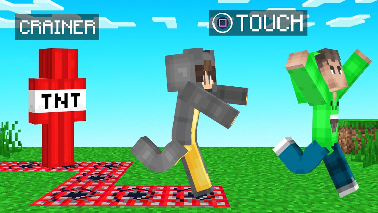 Minecraft but Touch = TNT! - Minecraft videos
