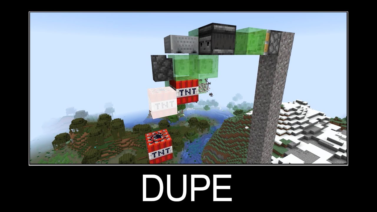 Minecraft wait what meme part 119 (dupe TNT) - Minecraft videos