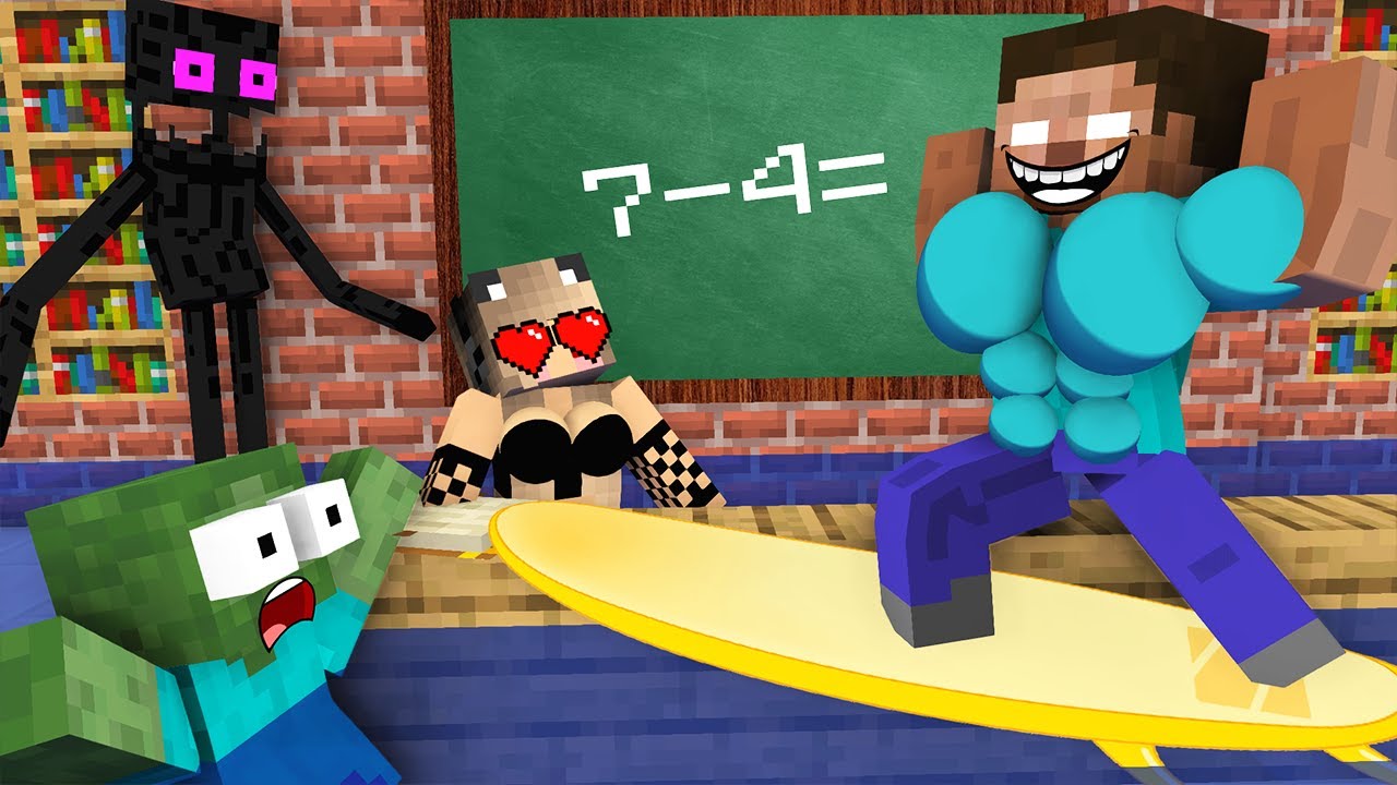 Monster School : BABY MONSTERS SURFING CHALLENGE ALL EPISODE ...