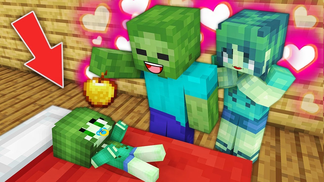 Monster School : Baby Herobrine Happy and All Episode - Sad Story ...