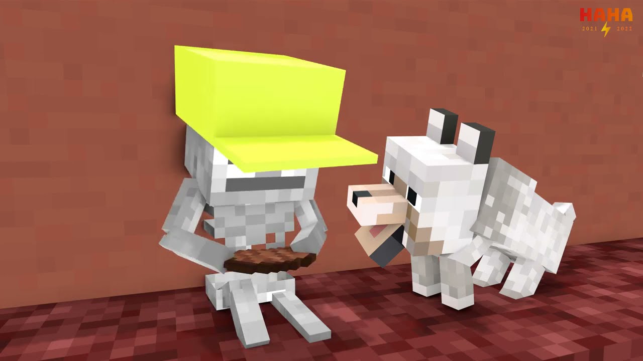 Monster School : Homeless Baby Skeleton and Poor Dog - Sad Minecraft ...