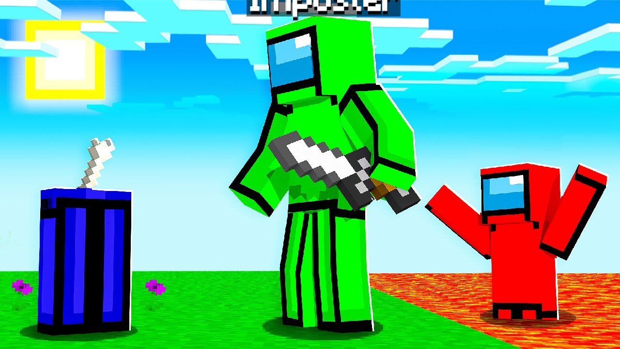 NEVER Trust The IMPOSTER in Minecraft Among Us - Minecraft videos