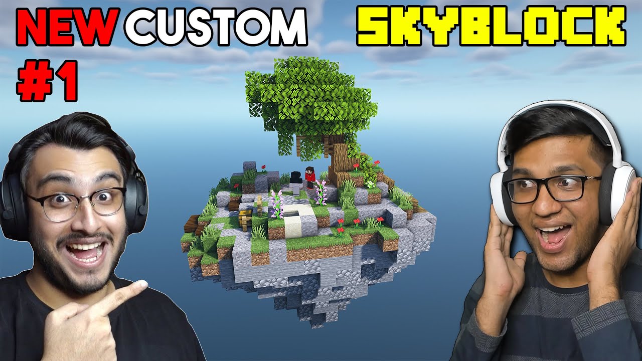 NEW CUSTOM SKYBLOCK IN MINECRAFT 1.17 ! - Minecraft videos