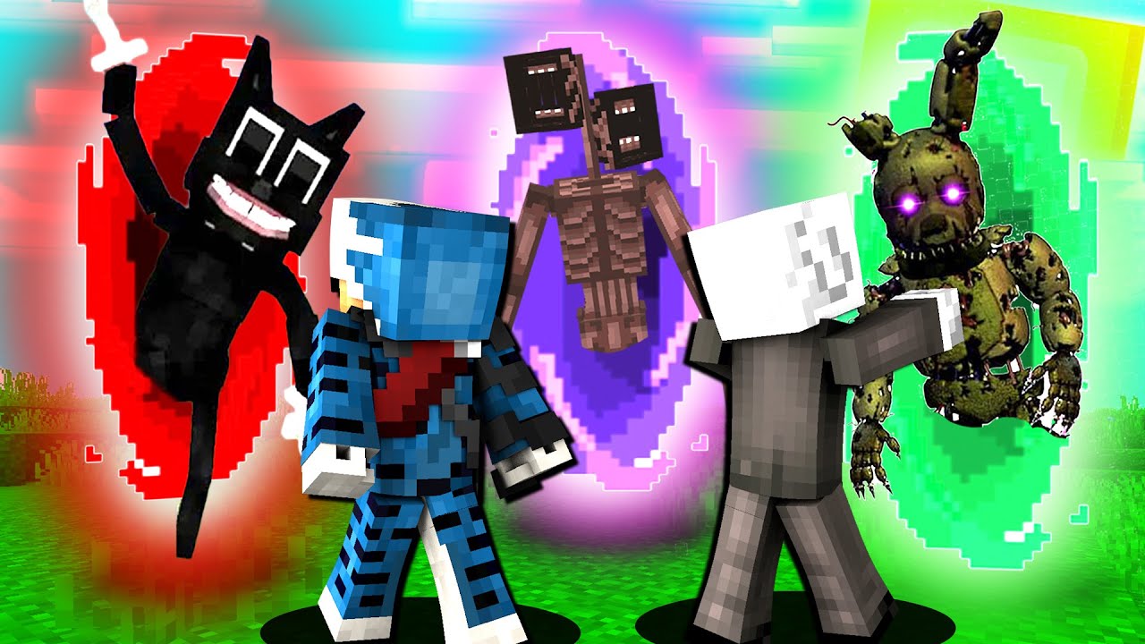 NON SCEGLIERE LA PORTA SBAGLIATA DEI MOSTRI - MINECRAFT ITA - Minecraft ...