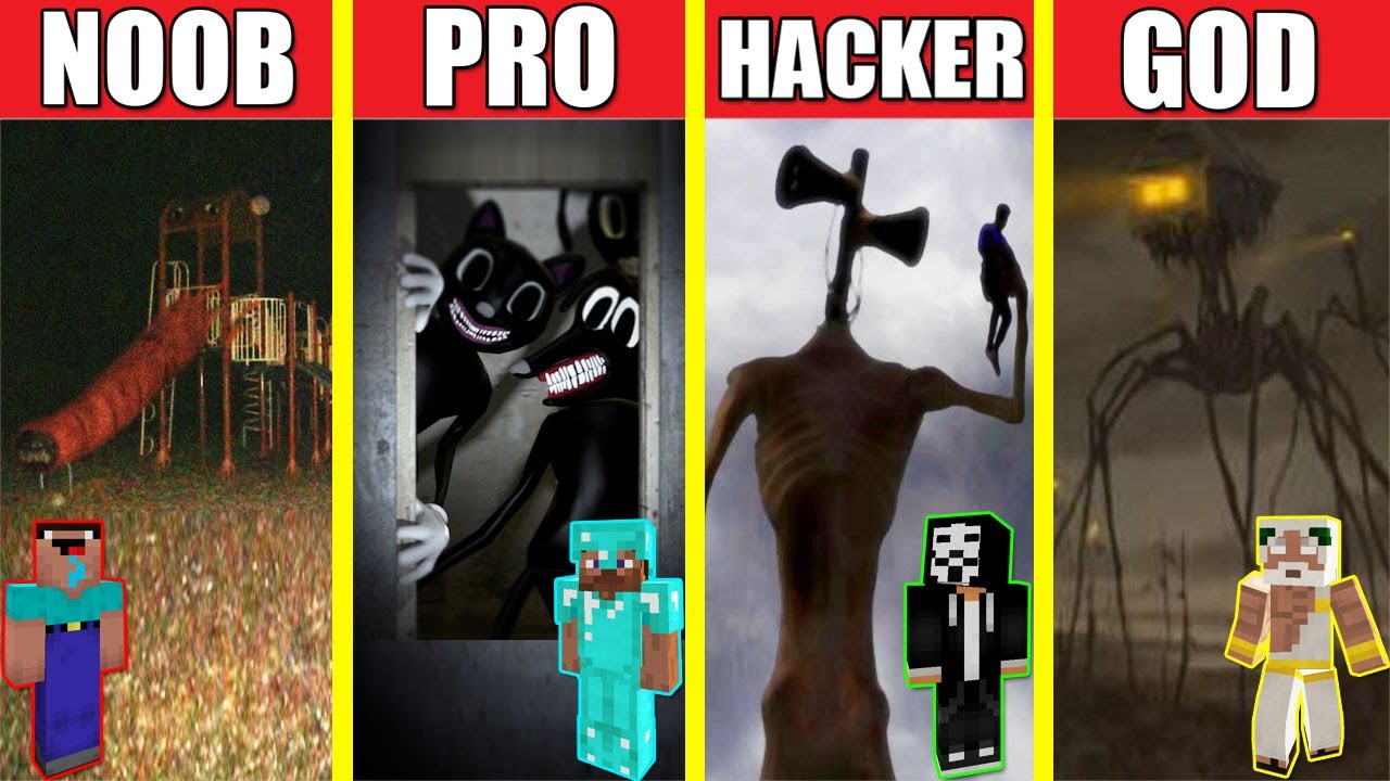 TREVOR HENDERSON SCP HOUSE BUILD CHALLENGE - NOOB vs PRO vs HACKER vs ...