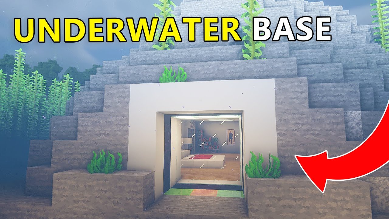 The Most SAFEST Secret Underwater Base in Minecraft! - Minecraft videos