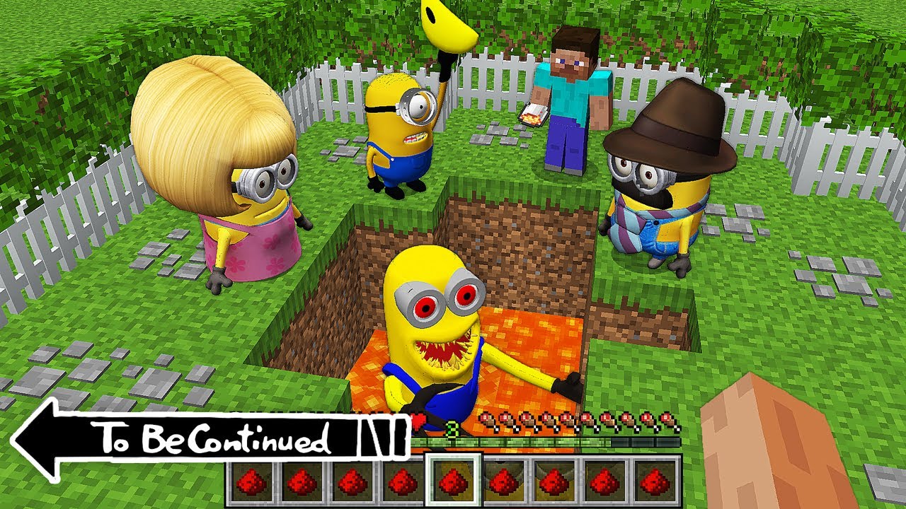 WHAT HAPPENS if the MINIONS TRAP SCARY MINION.EXE in Minecraft ...