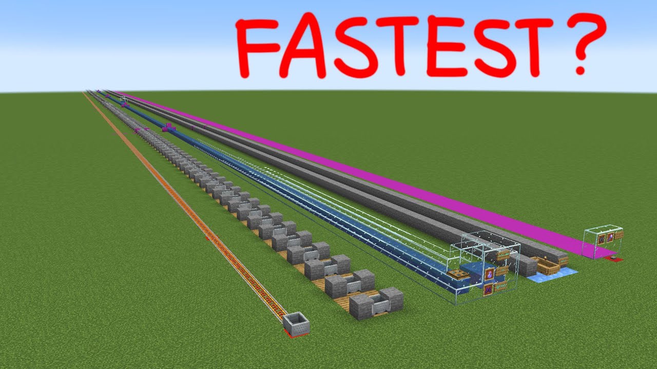 fastest way to travel in minecraft - Minecraft videos