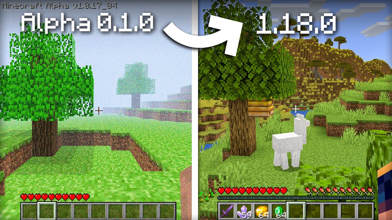 12 Years of Minecraft Updates - Minecraft videos