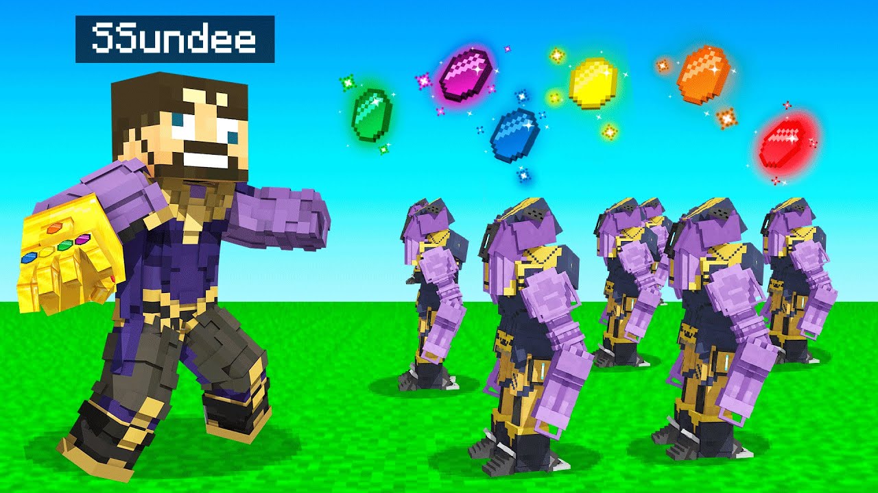 BUILDING a *THANOS* ROBOT ARMY in Minecraft (Insane Craft) - Minecraft ...