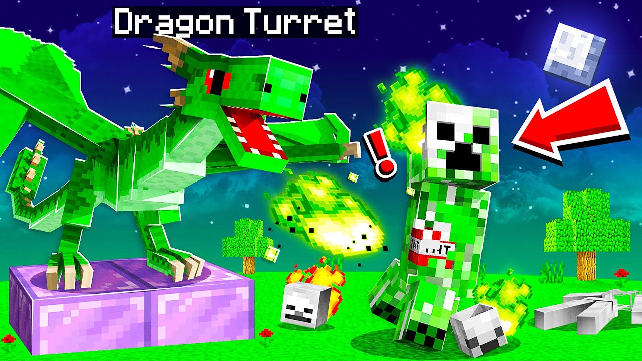 *DRAGON* TOWER DEFENSE GAMEMODE in MINECRAFT! - Minecraft videos