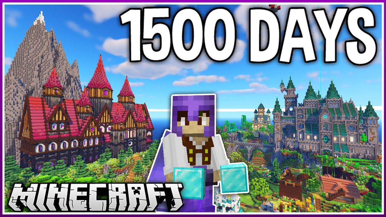 I Played Minecraft for 1500 Days.. (1.17 Survival) - Minecraft videos