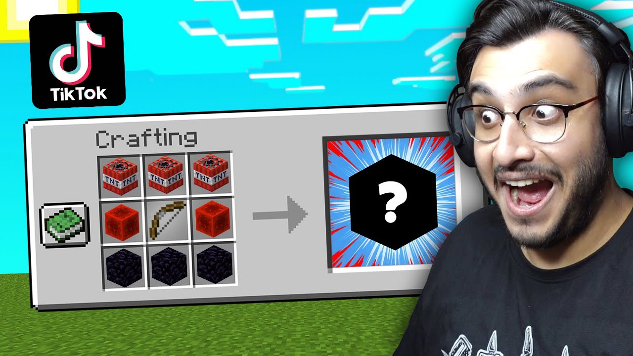 I TRIED VIRAL MINECRAFT TIKTOK HACKS #2 | RAWKNEE - Minecraft videos