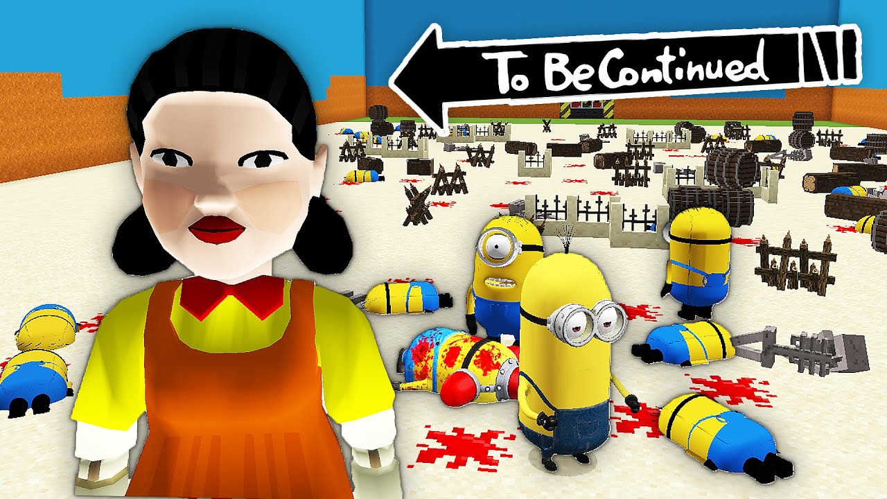 MINIONS ESCAPED FROM SQUID GAME GREEN LIGHT iN MINECRAFT ! - Gameplay ...