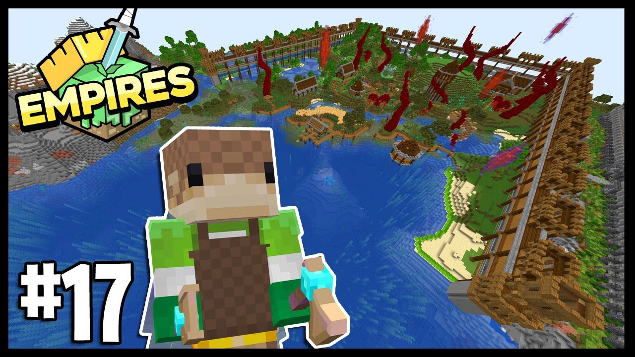 MY MEGA WALLS ARE COMPLETE!! | Minecraft Empires 1.17 SMP | #17 ...