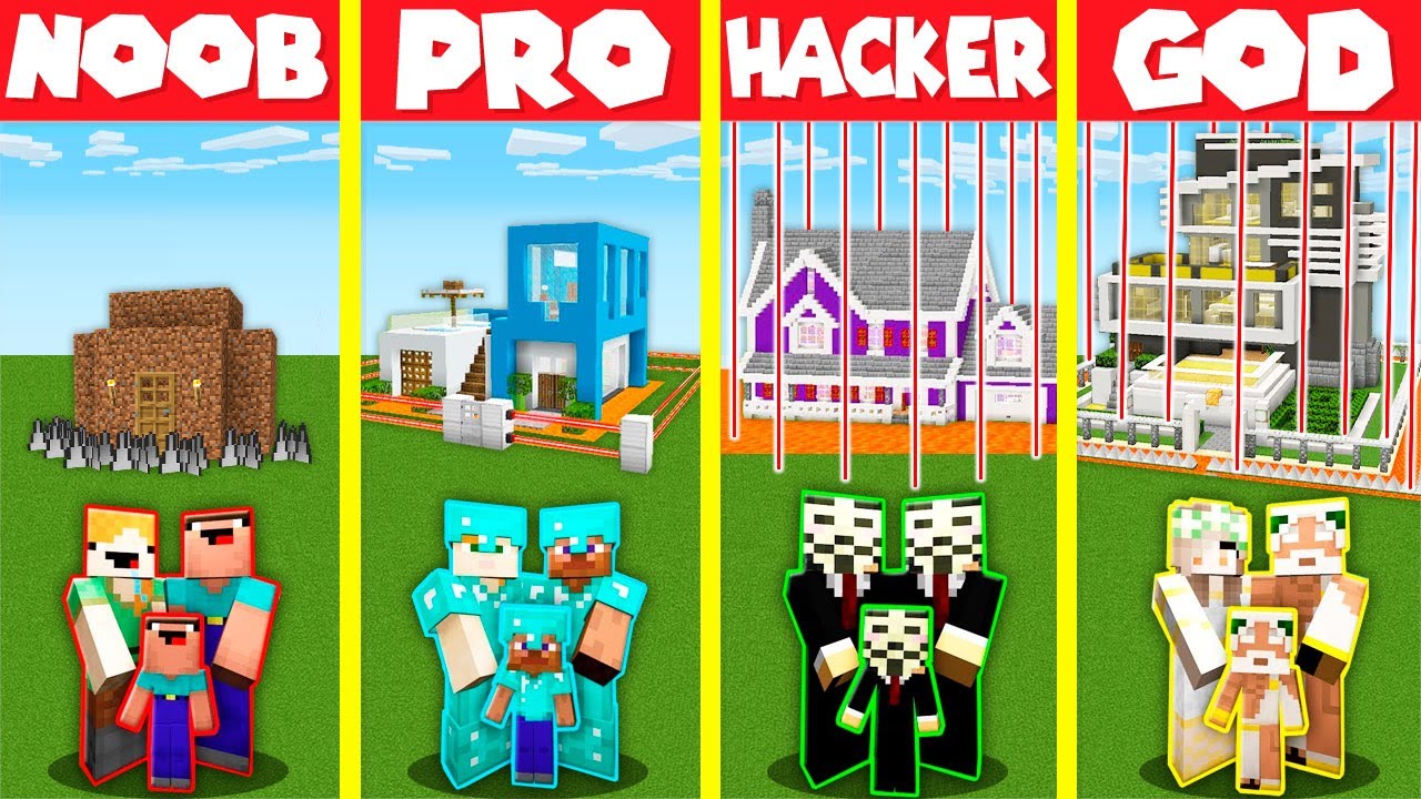 Minecraft Battle: SECURE SAFEST BASE HOUSE BUILD CHALLENGE - NOOB vs ... Minecraft Battle: SECURE SAFEST BASE HOUSE BUILD CHALLENGE - NOOB vs ...