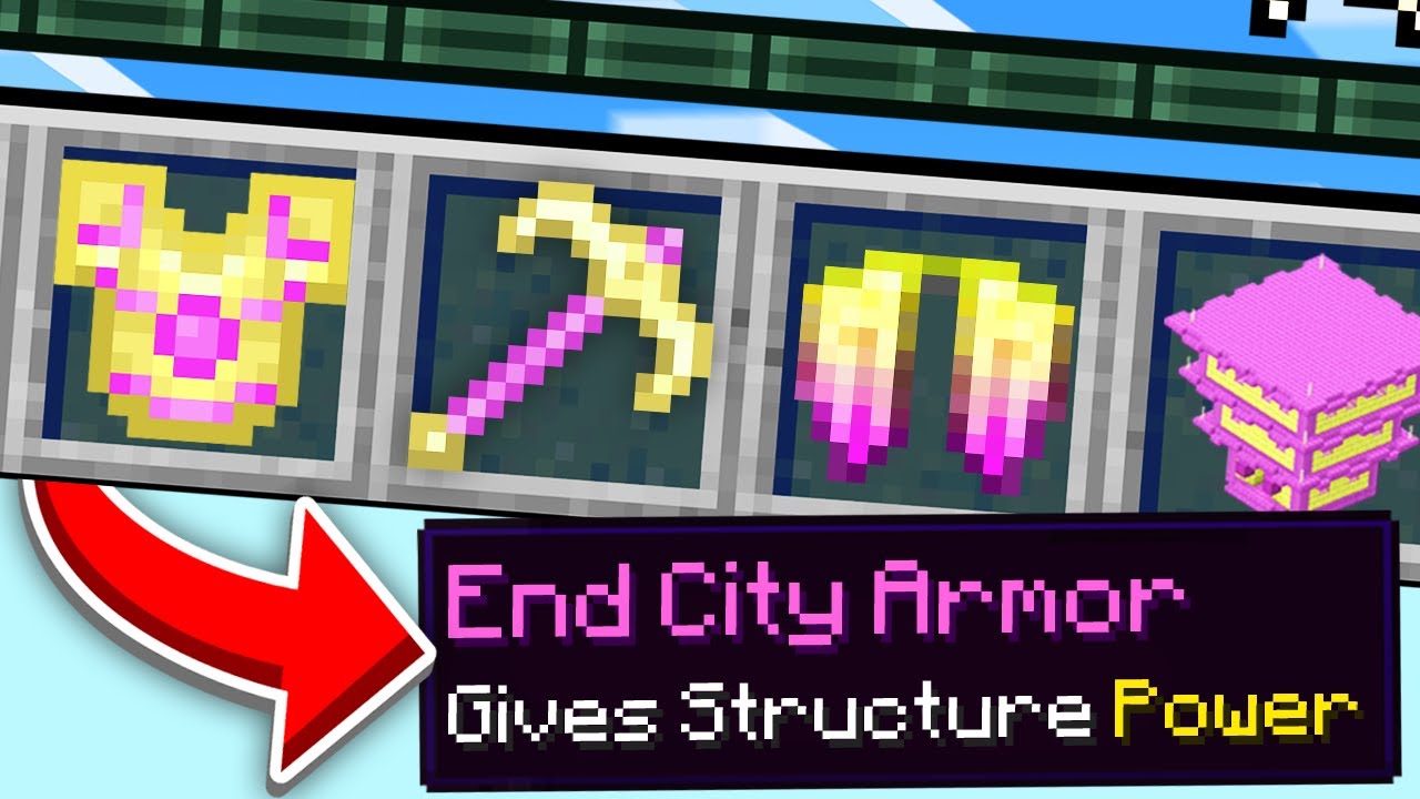 Minecraft, But There's Custom End City Items... - Minecraft videos