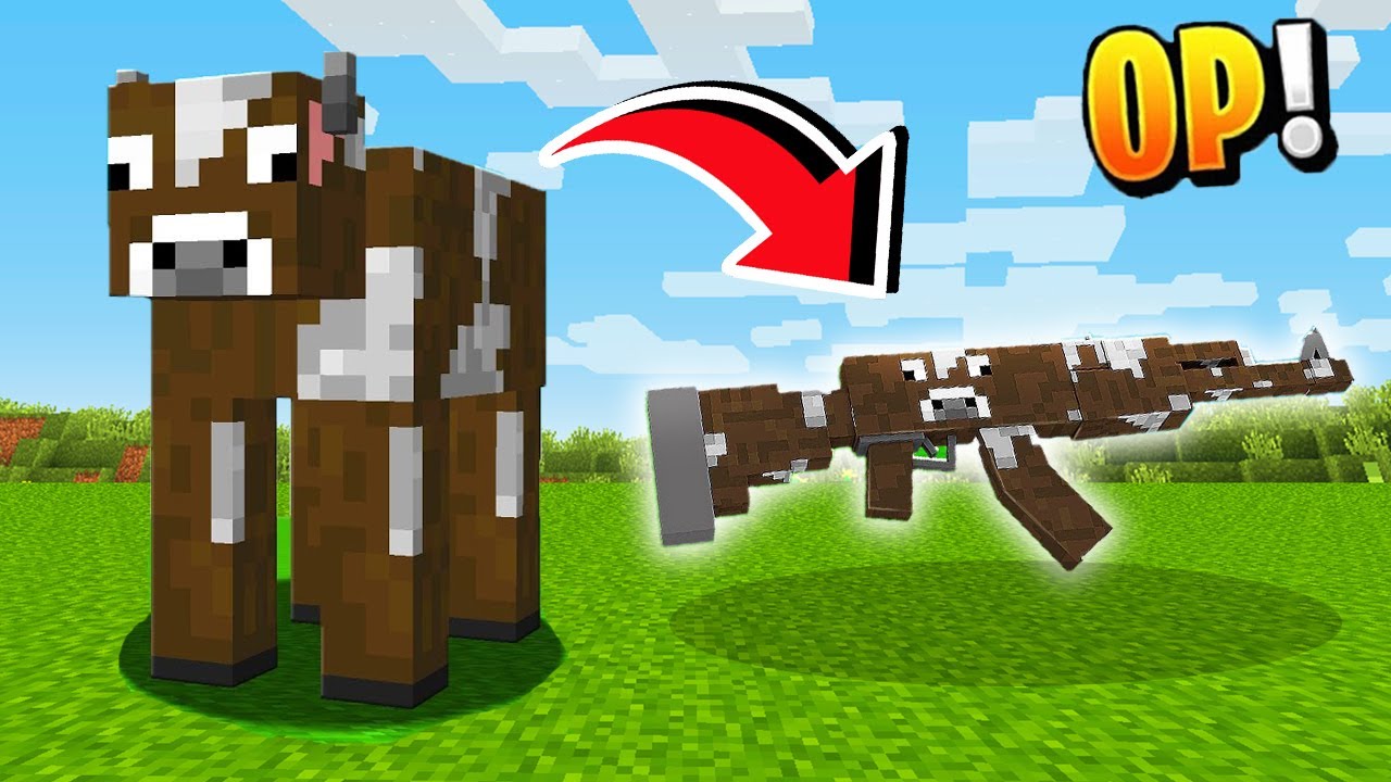 Minecraft, But You Can Turn Mobs into Weapons... - Minecraft videos