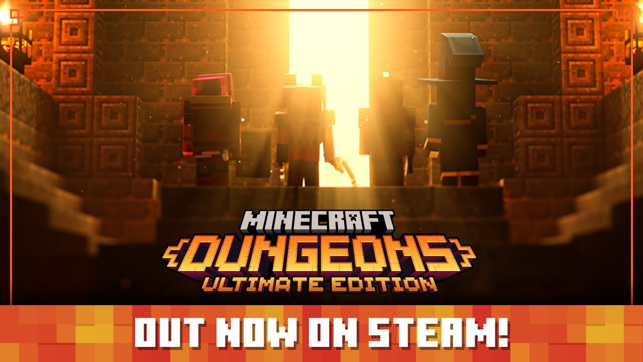 Minecraft Dungeons: Steam Launch Trailer - Minecraft videos