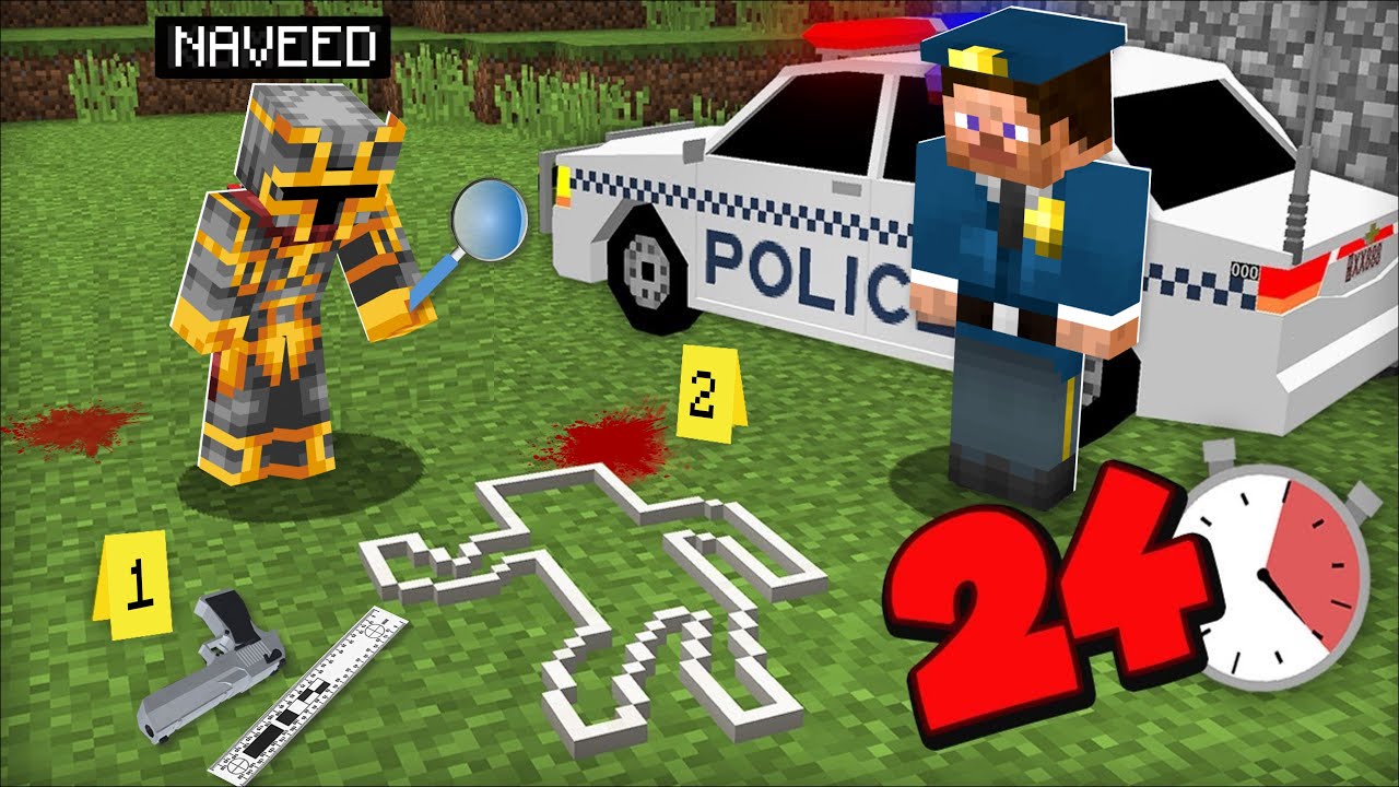 Minecraft FORBIDDEN CRIME SCENE TO HUNT FOR MURDER KILLER MOD ...