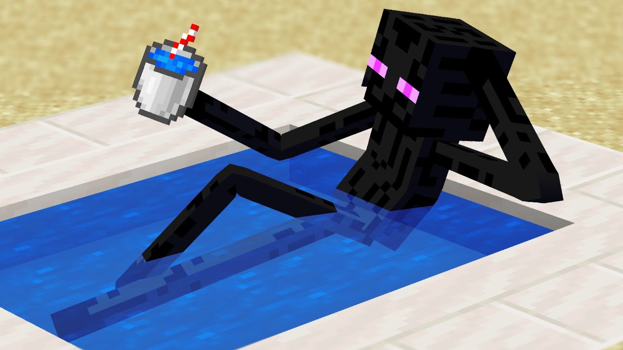 Minecraft Mobs when you log off... - Minecraft videos