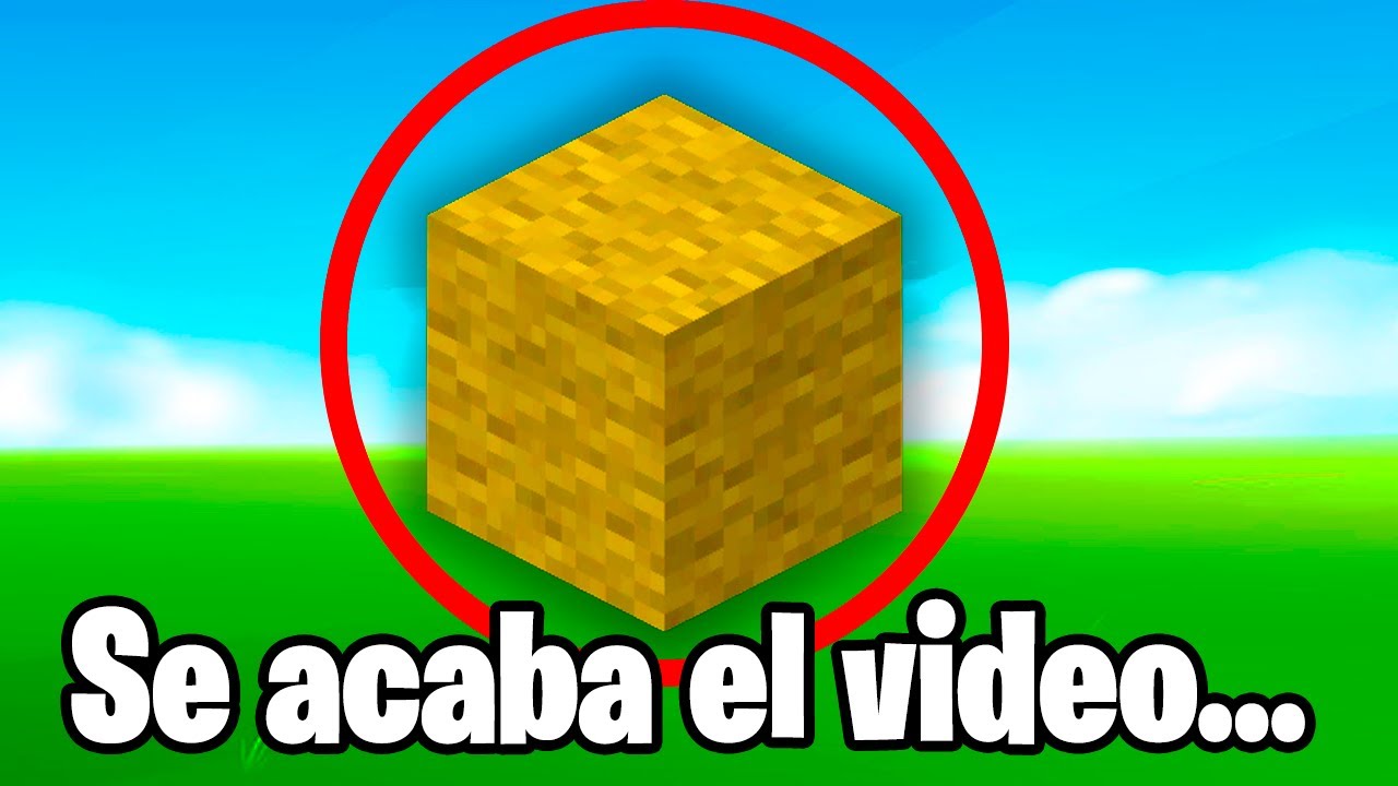 Minecraft PERO si veo el color AMARILLO se ACABA el video ...