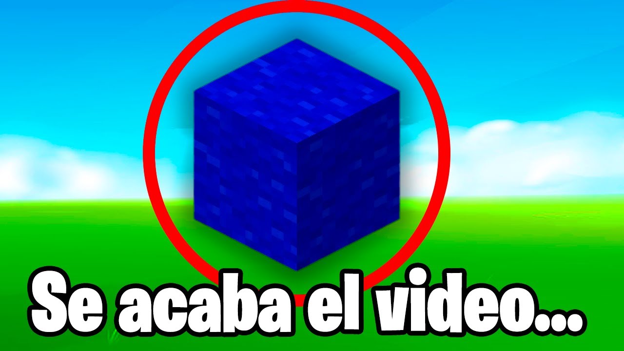 Minecraft PERO si veo el color AZUL se ACABA el video... - Minecraft videos