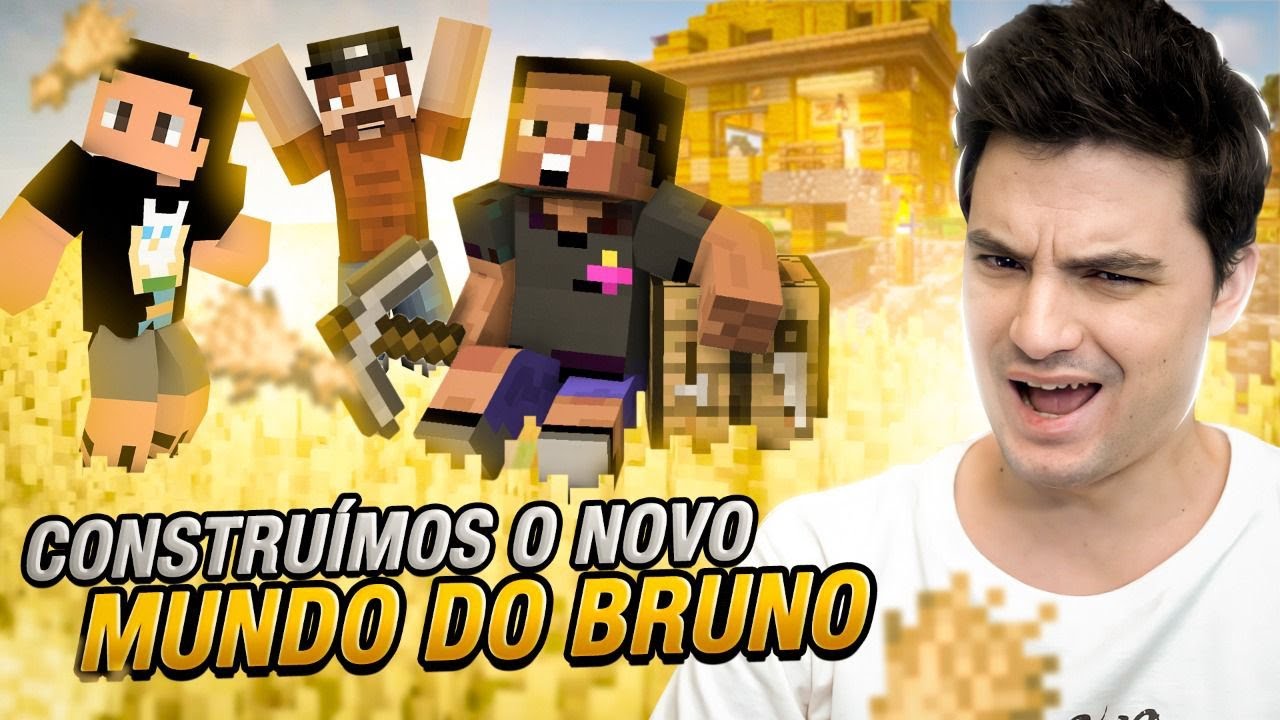 O NOVO MUNDO DO BRUNO NO MINECRAFT #2-46 - Minecraft videos