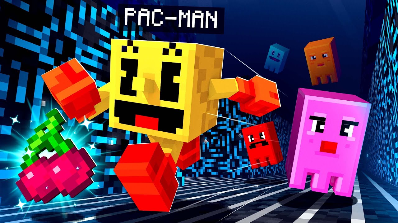 PAC-MAN in MINECRAFT! - Minecraft videos