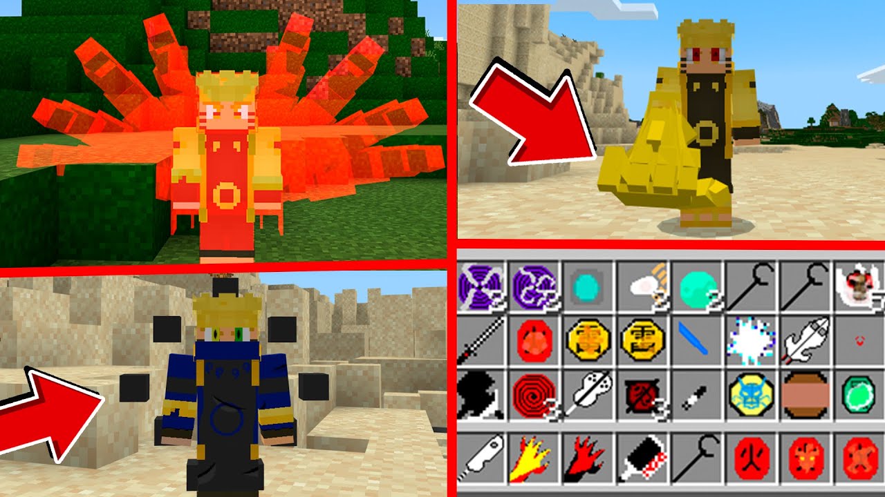 Saiu ADDON do NARUTO STORM PE para MINECRAFT PE (NARUTO STORM PE ADDON ...