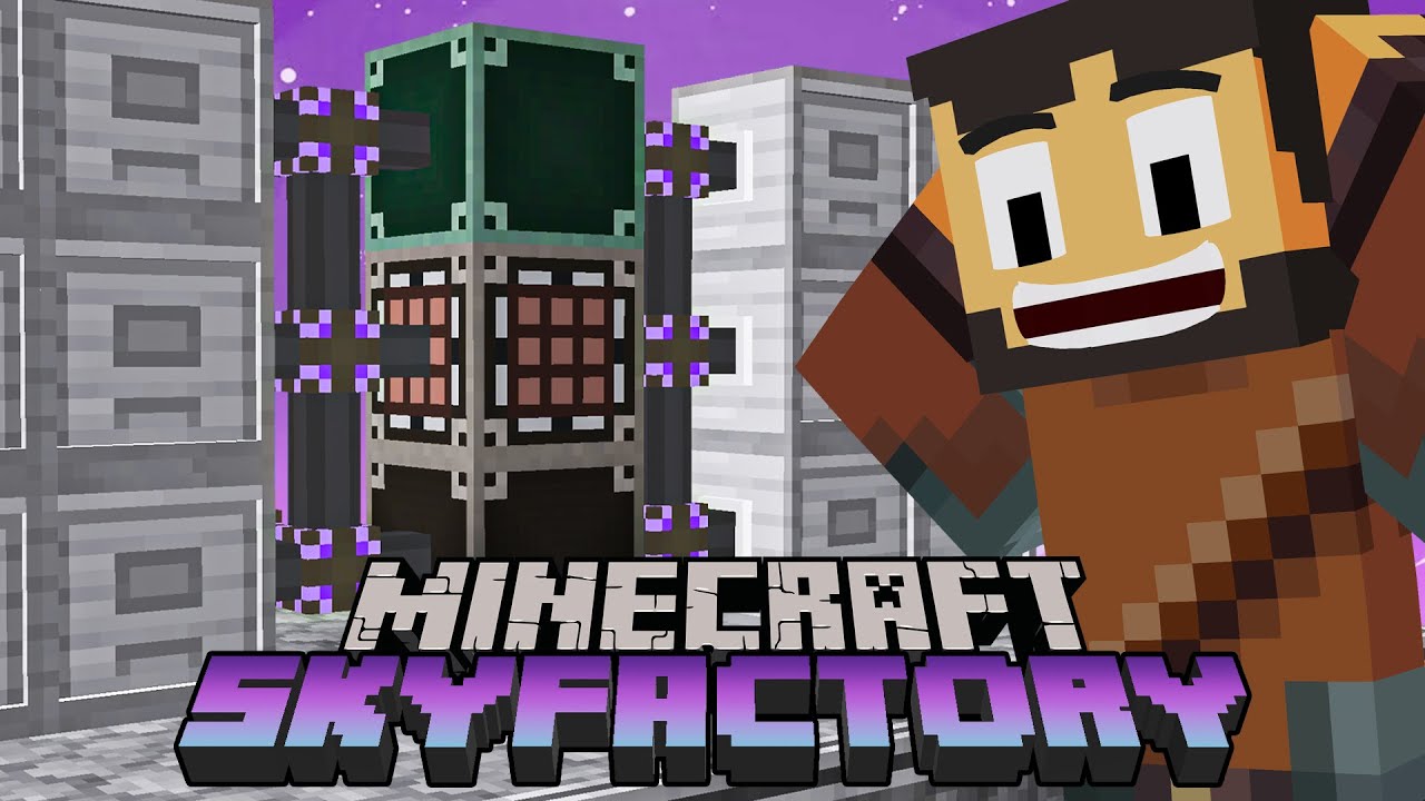 SkyFactory #05 - Minecraft Modded SkyBlock - Wireless Crafting Table ...