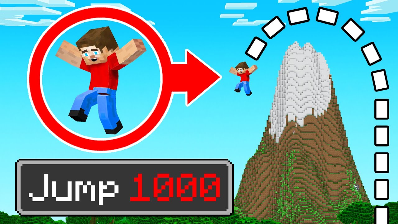 We Crafted CUSTOM JUMPS In Minecraft! - Minecraft videos