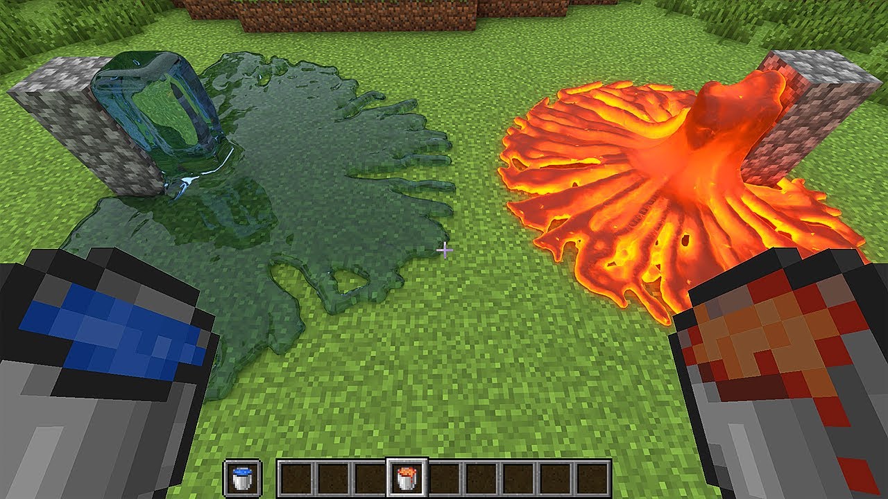 Realistic Lava Vs Water In Minecraft Minecraft Videos Realistic Lava Vs Water In Minecraft Minecraft Videos