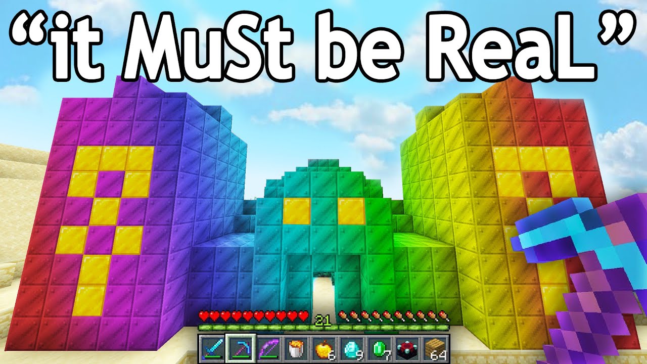 The FUNNIEST FAKE Minecraft Speedruns... - Minecraft videos