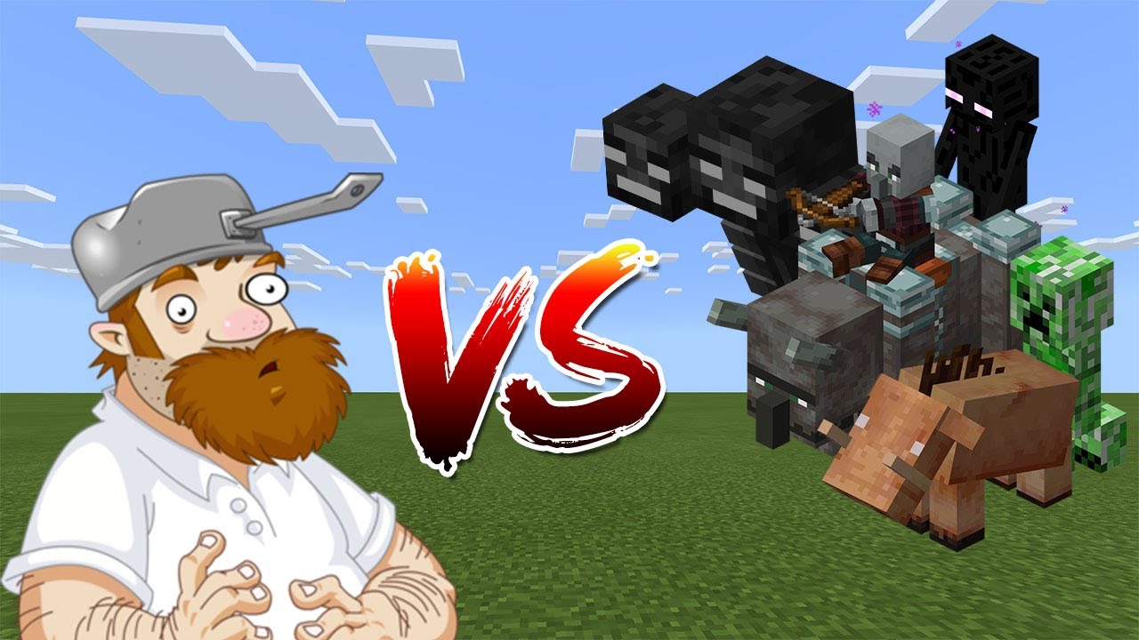 Crazy Dave vs Minecraft - Minecraft videos