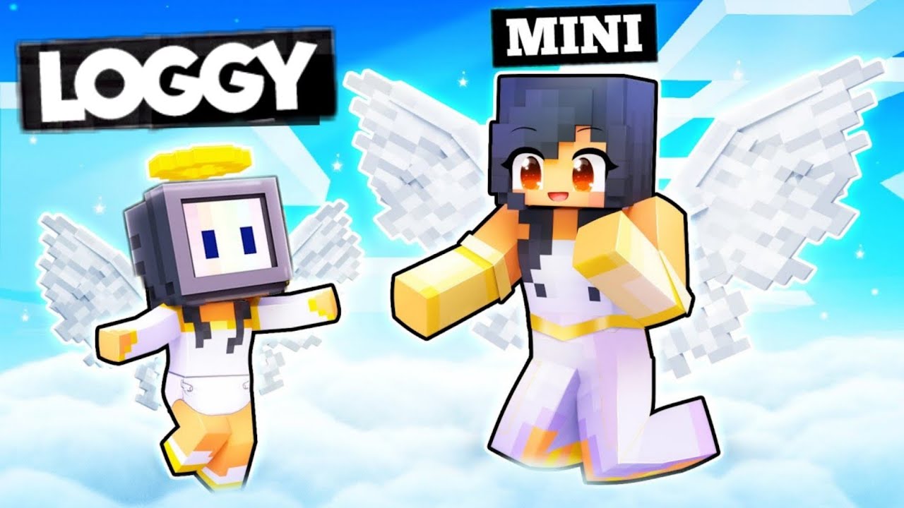 I BECAME MOTHER ANGEL AND SAVE BABY LOGGY IN HEAVEN MINECRAFT | Chapati ...