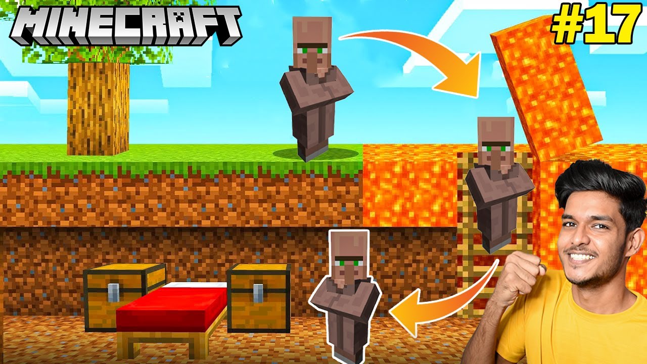 I MADE SECRET ROOM FOR VILLAGERS | MINECRAFT GAMEPLAY #17 - Minecraft ...