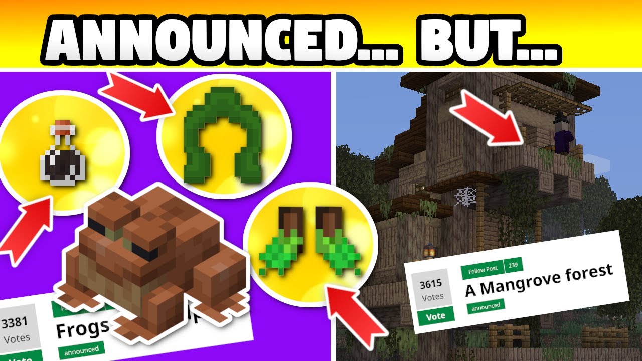 MINECRAFT 1.19 ANNOUNCED SWAMP FEATURES BUT... (Wild Update Feedback ...