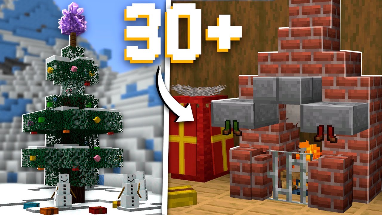 Minecraft: 30+ Holiday & Christmas Build Hacks for Beginners ...