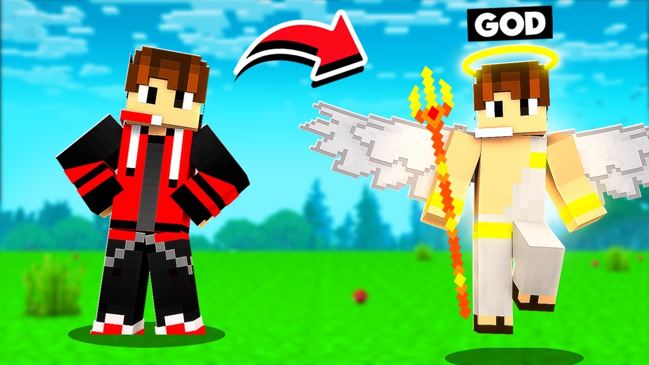 Minecraft, But I Can Become A GOD... - Minecraft videos