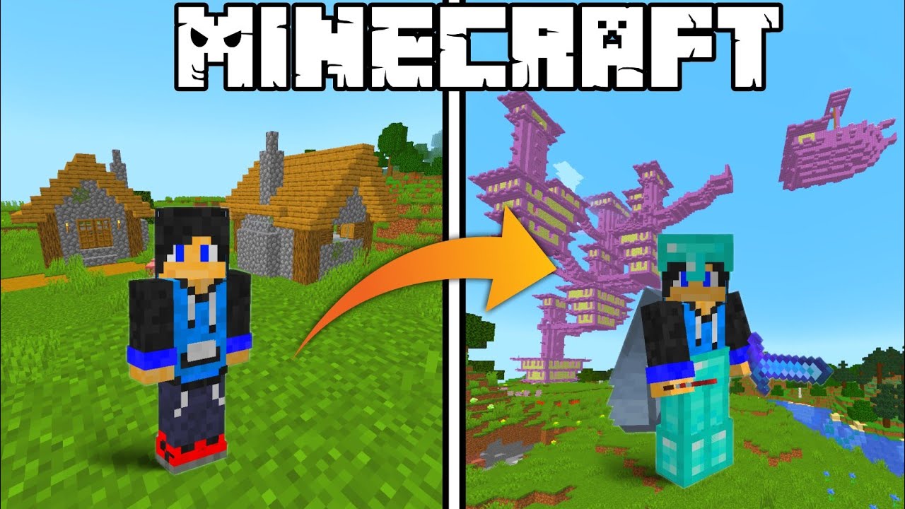 Minecraft, But OP Structures Appear Everywhere (Hindi) - Minecraft videos