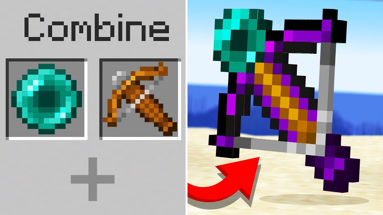 Minecraft but items can be Combined - Minecraft videos