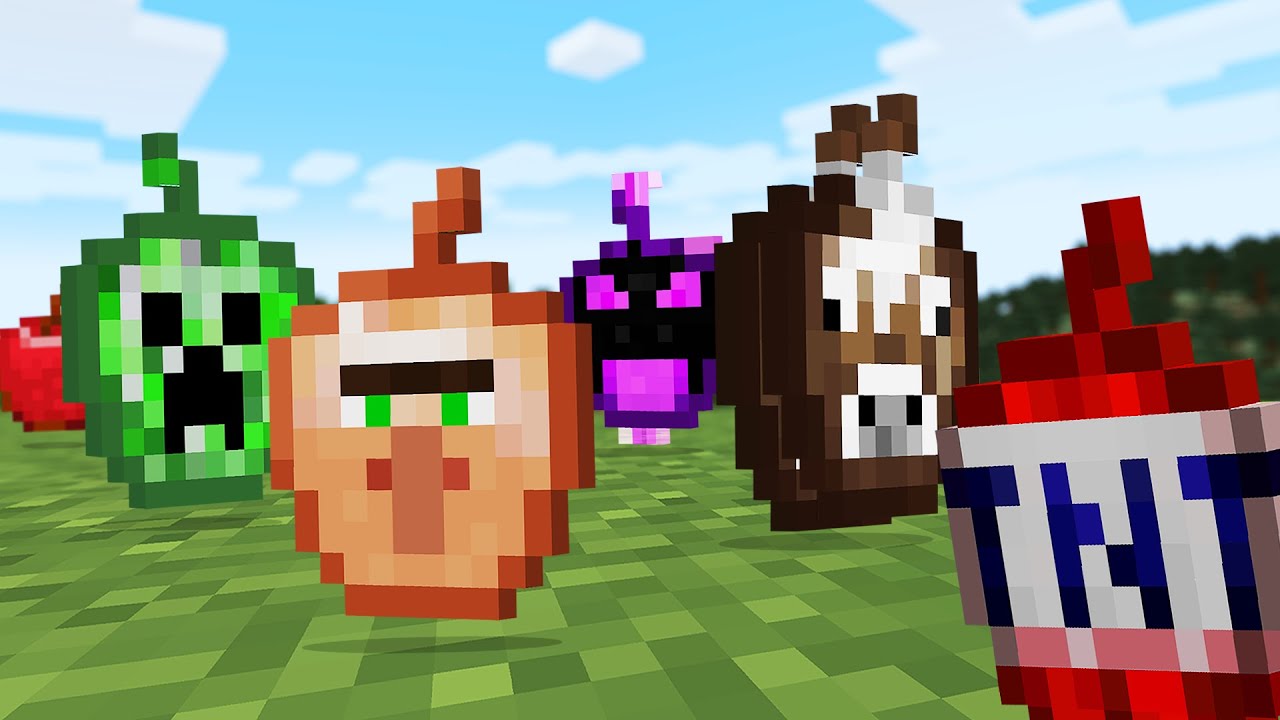 Minecraft but there are Super Apples - Minecraft videos