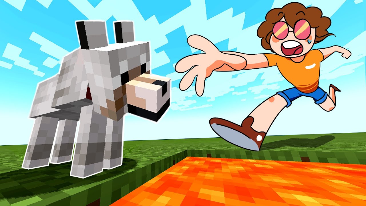 Minecraft, but when my dogs die, I DIE - Minecraft videos